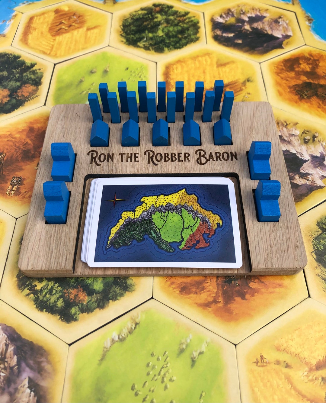 Personalised Catan Player Piece Holder - Etsy
