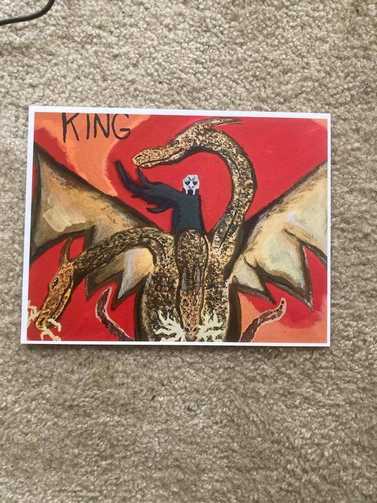 Mf Doom/king Geedorah and King Chidora Art Print Wall Art - Etsy