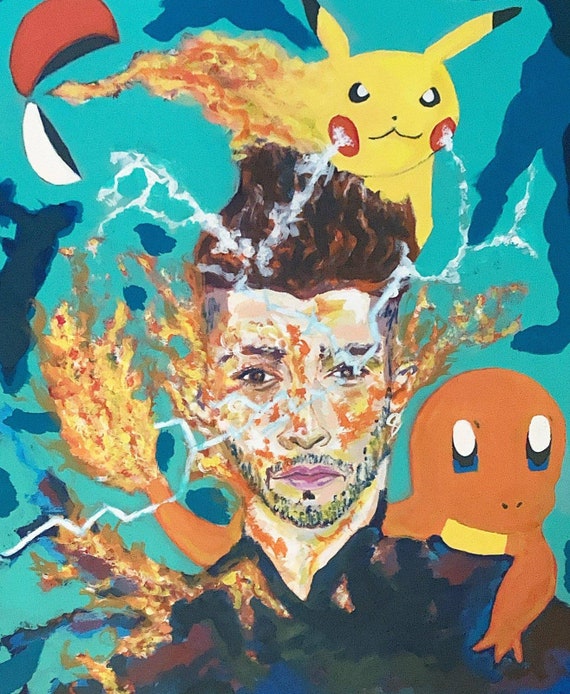 Pokemon Trainer Zayn Malik Art Print - Etsy