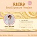 Retro Email Signature Template Design, Edtable in Canva - Etsy