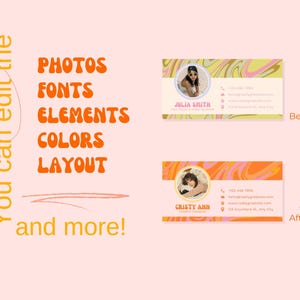 Retro E-mail Signature Template Design, Edtable in Canva - Etsy