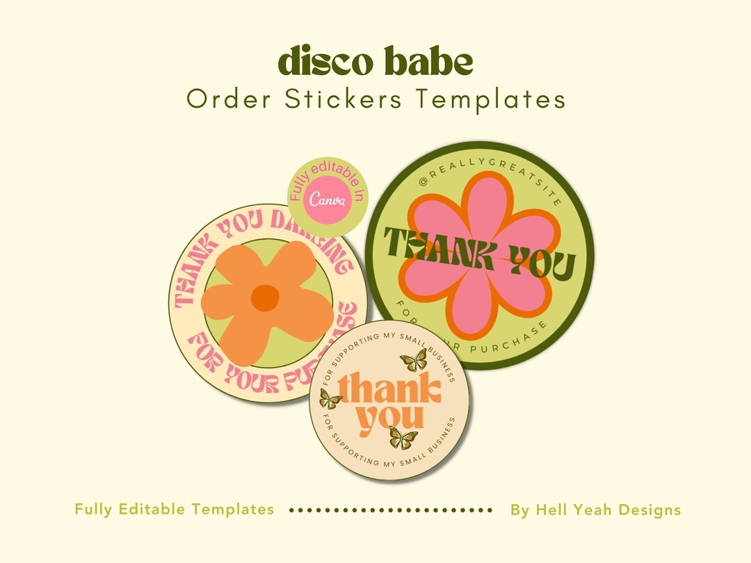 Order Stickers, Thank You Labels, Packaging Stickers - Etsy