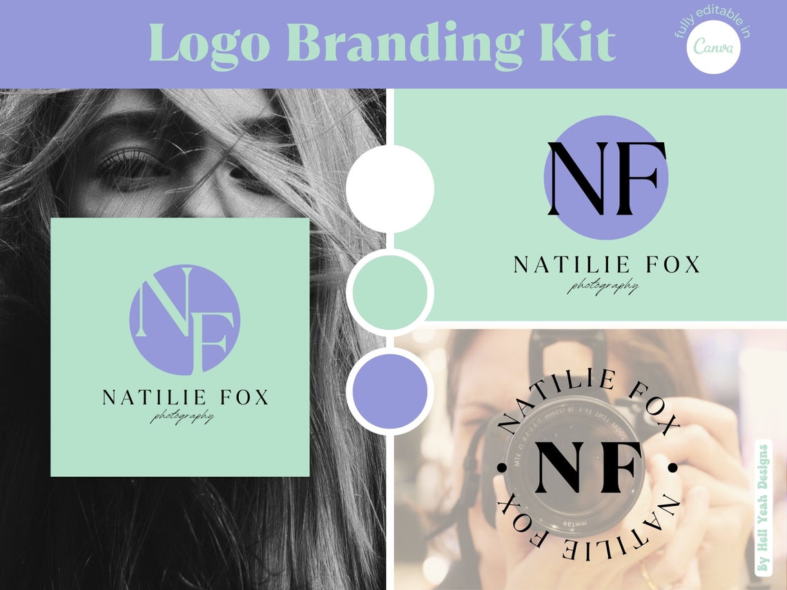 Pre-made Logo Templates Editable Canva Logo Designs - Etsy