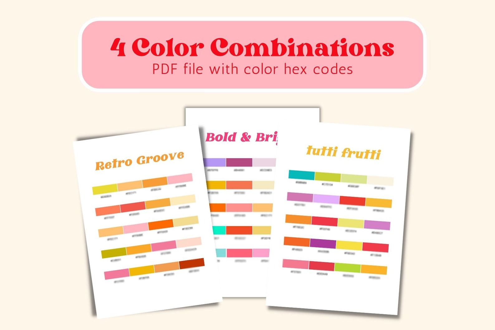 HUGE Color Palette Library - Etsy