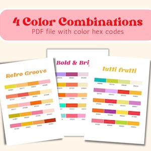 HUGE Color Palette Library - Etsy