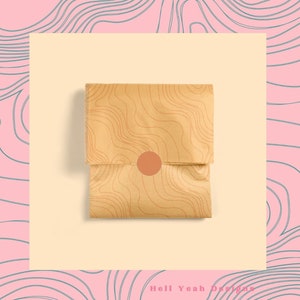 Contour Lines Pattern Tissue/wrapping Paper Design, Editable in Canva ...