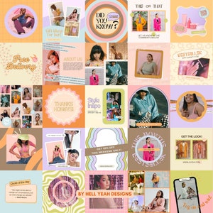 100 Super Cute Instagram Post Templates Canva - Etsy