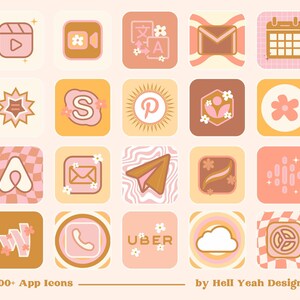 200+ Retro App Icon Packs - Etsy