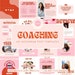 Red Coaching Instagram Post Templates for Canva - Etsy