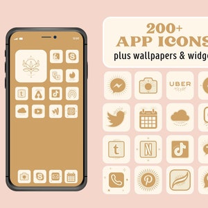 IOS Boho App Covers, 200+ App Icons - Etsy