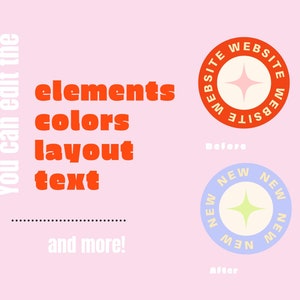 Funky Instagram Icon Covers, Canva Templates - Etsy