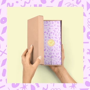 Funky Tissue/wrapping Paper Design, Editable in Canva - Etsy