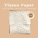 Boho Pattern Tissue/wrapping Paper Design, Editable in Canva - Etsy