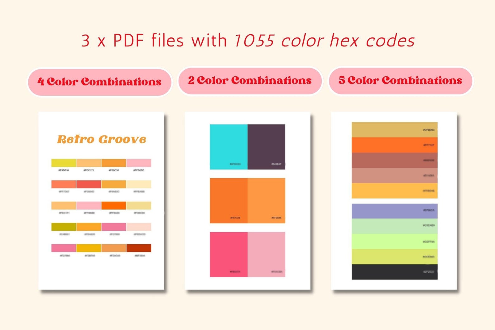 HUGE Color Palette Library - Etsy