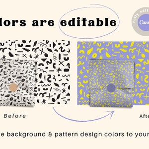 Funky Tissue/wrapping Paper Design, Editable in Canva - Etsy