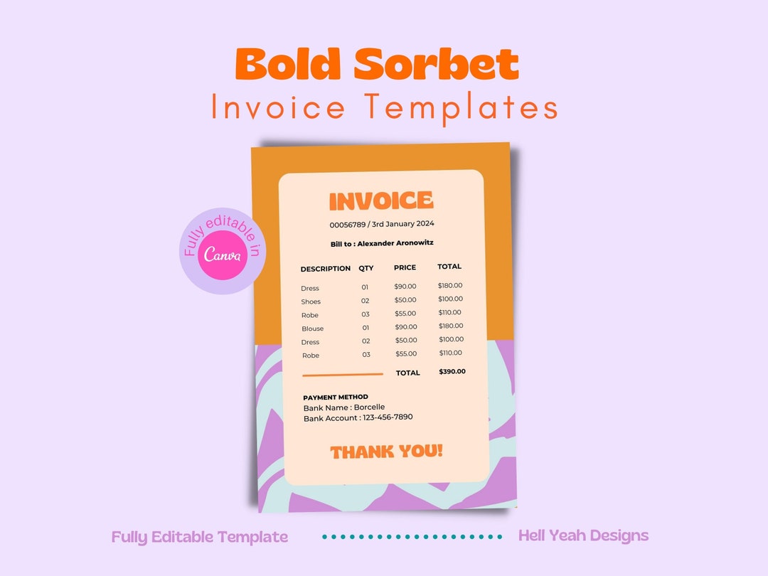 Order Forms Template - Fully Editable in Canva - Etsy