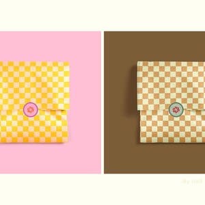 Funky Checkered Pattern Tissue/wrapping Paper Design, Editable in Canva ...