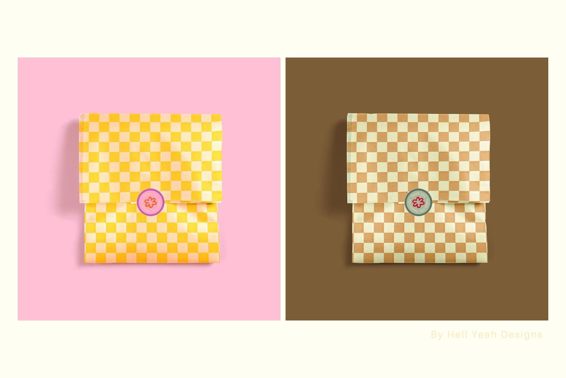 Funky Checkered Pattern Tissue/wrapping Paper Design, Editable in Canva ...