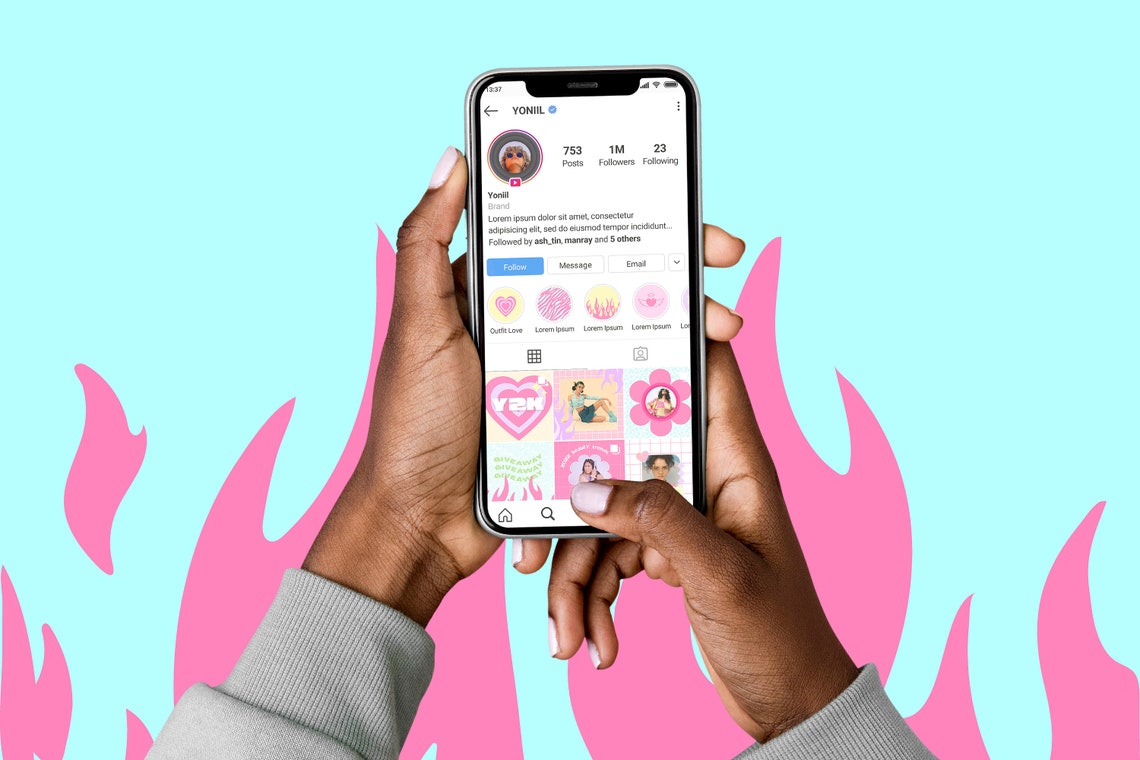 Y2K Instagram Post Templates Canva - Etsy