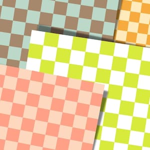 Funky Checkered Pattern Tissue/wrapping Paper Design, Editable in Canva ...