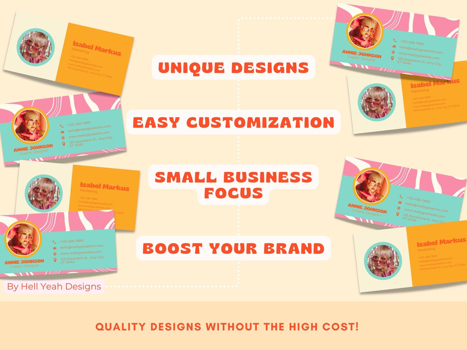 Bold Retro Email Signature Template Design, Edtable in Canva - Etsy