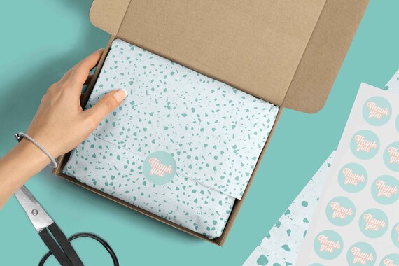 Stationery Circle Boho Sticker Design Digital Boho Stickers Pink ...