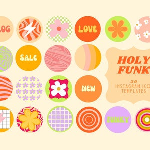 FUNKY INSTAGRAM BUNDLE, Editable Canva Templates - Etsy