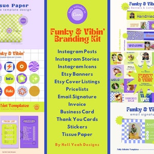 Ultimate Branding Kit, Editable Brand Identity Canva Templates - Etsy