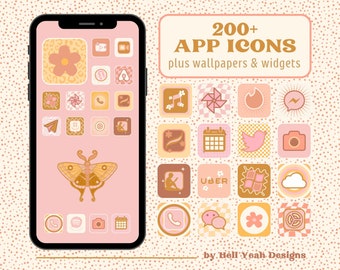 200+ Retro App Icon Packs - Etsy