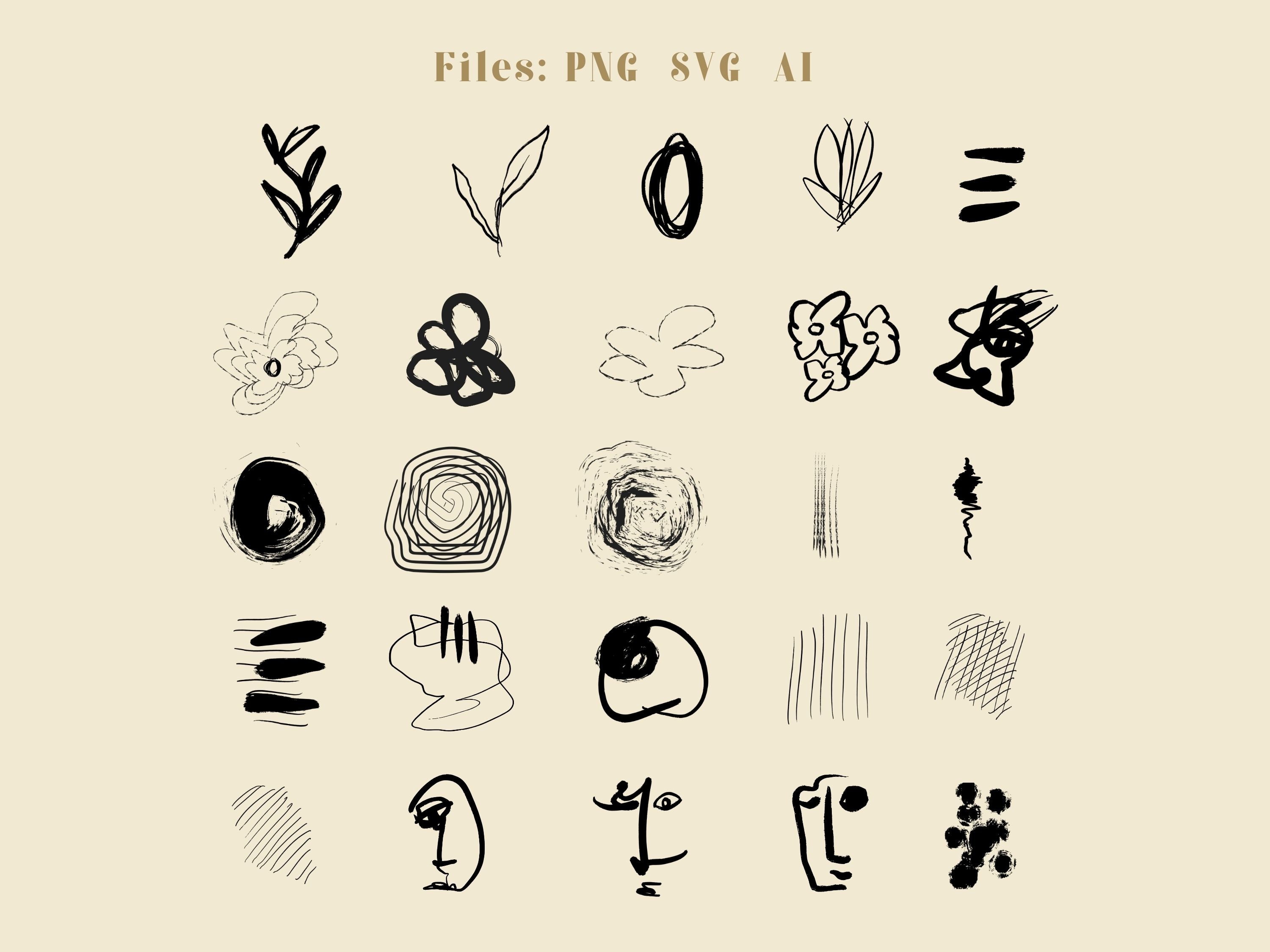 Artline Vector Graphics 02, Abstract Stroke Lines, COMMERCIAL LICENSE ...