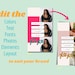 Bold Bolder Boldest Instagram Story Templates Canva, Colorful Instagram ...