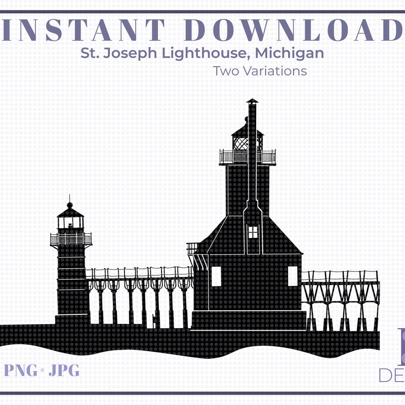 St Joseph Mi Lighthouse - Etsy