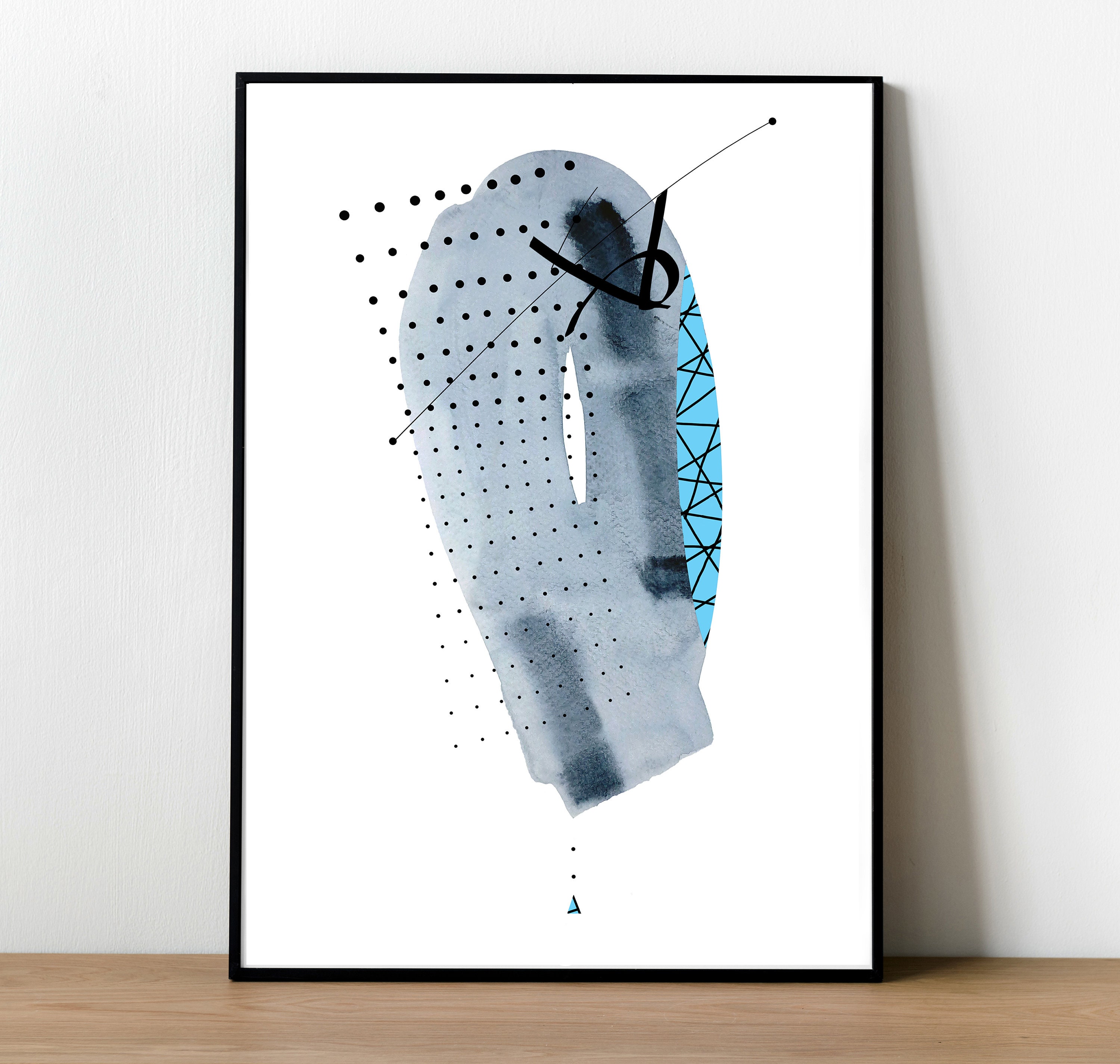 Abstract Painting levitation , Art Print, Home Decor, Contemporary Art ...