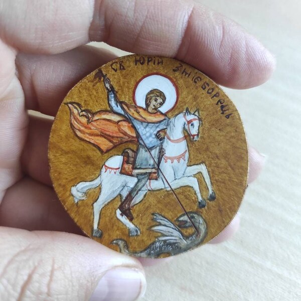 St George Pendant - Etsy