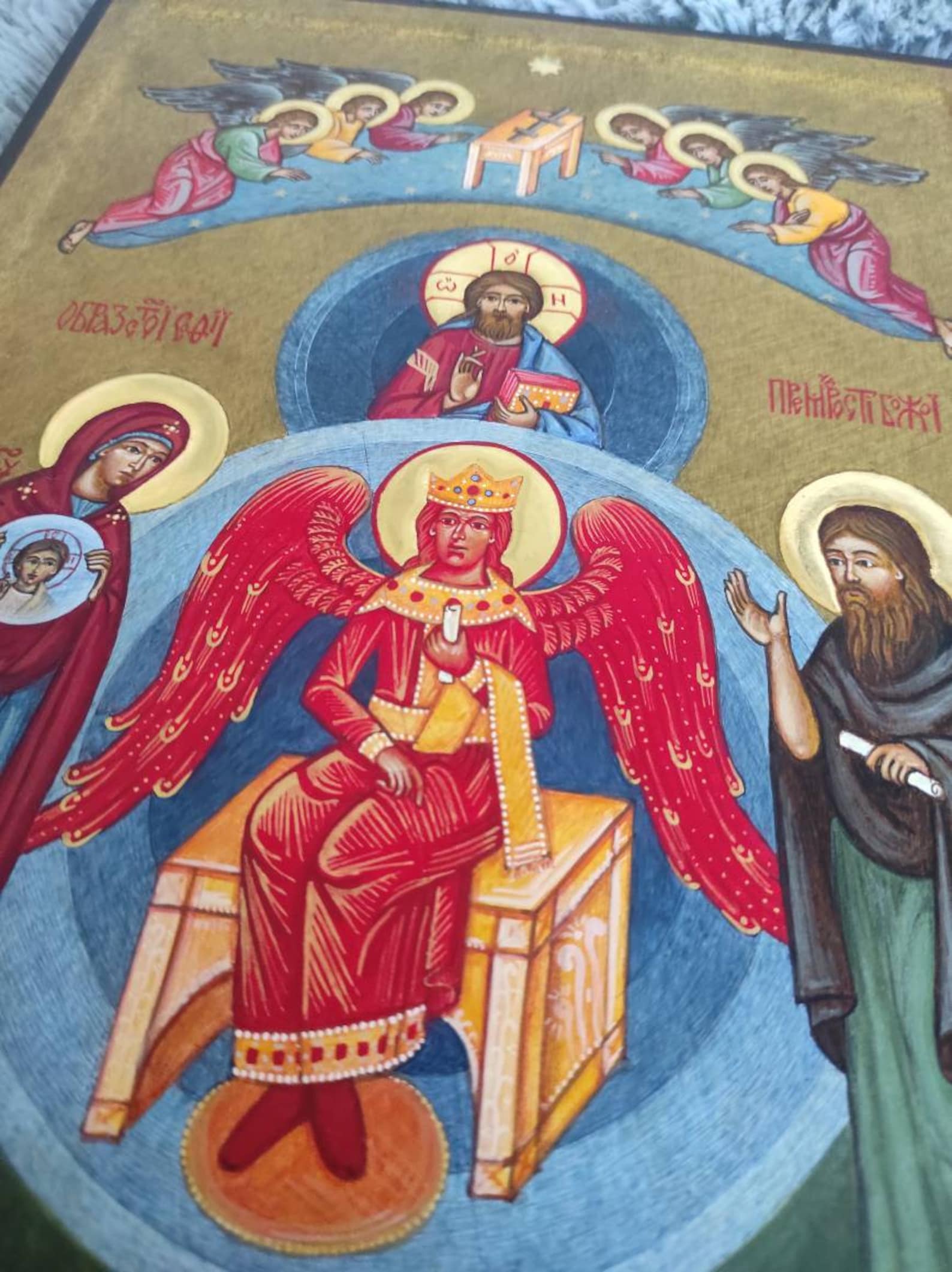 Saint Sophia, Wisdom of God. Orthodox Icon. Handmade. Egg Temperature ...