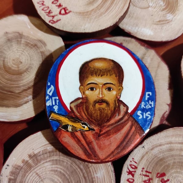 St Francis Orthodox Icon - Etsy
