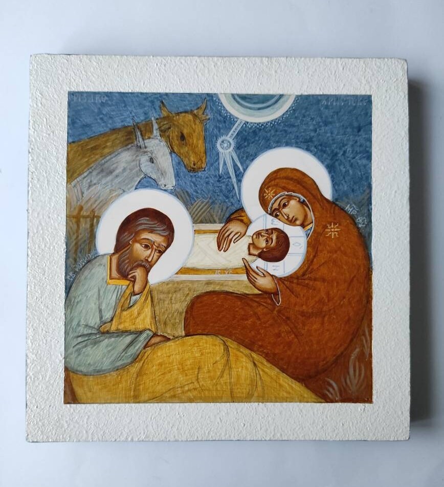 Nativity of Our Lord. Christmas. Orthodox Icon, Christ is Born - Etsy