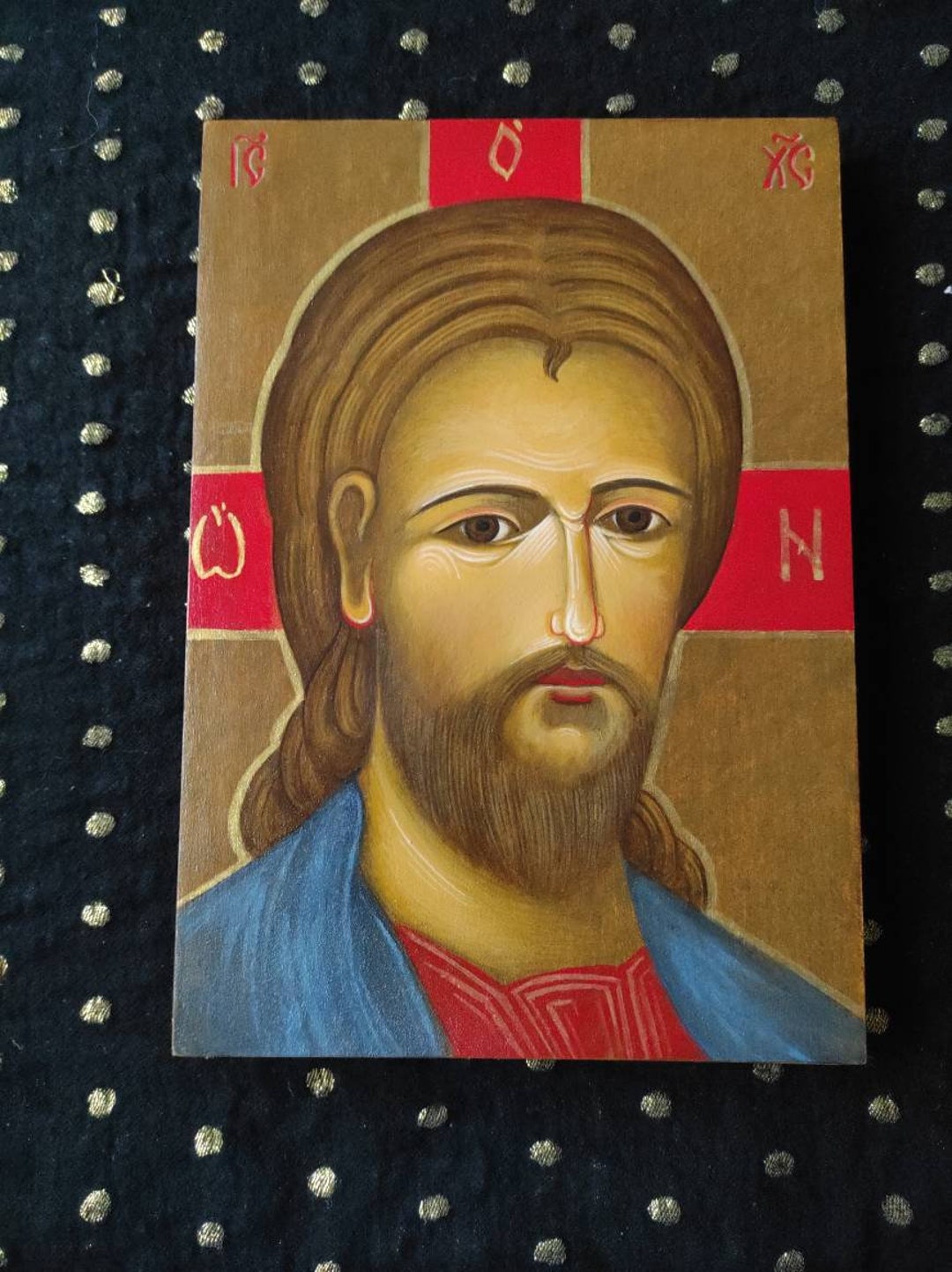 Jesus Christ. Orthodox Icon, Sacred Art, Tempera on Wood,handpainted ...