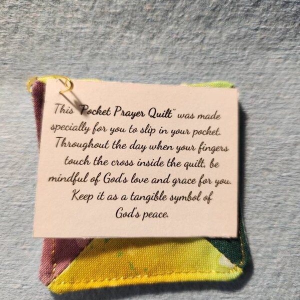 Pocket Prayer Quilt - Etsy
