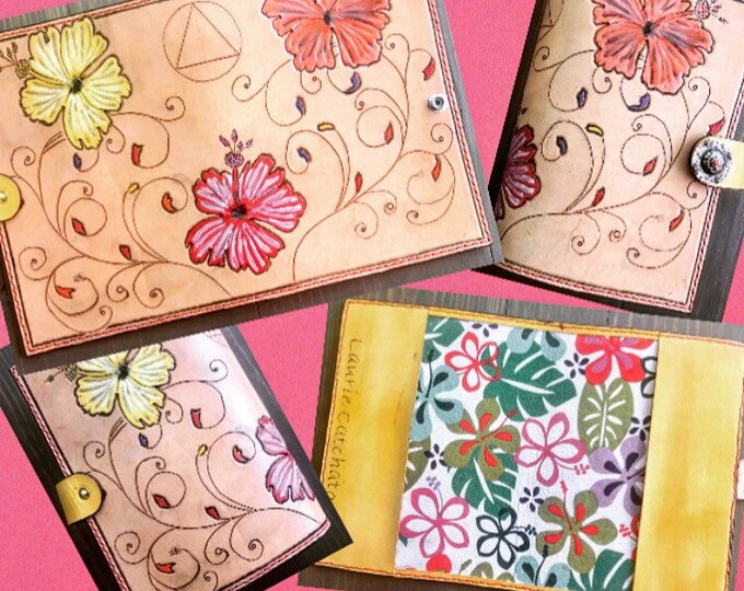 Custom Flowers AA or NA Book Cover - Etsy