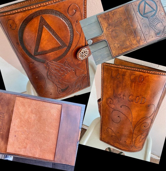 Aa Leather Book Holder