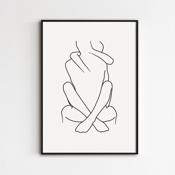 Romantic Line Art Etsy