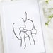 Couple Line Art, Hugging Print, Man and Woman Art, Love Line Drawing ...