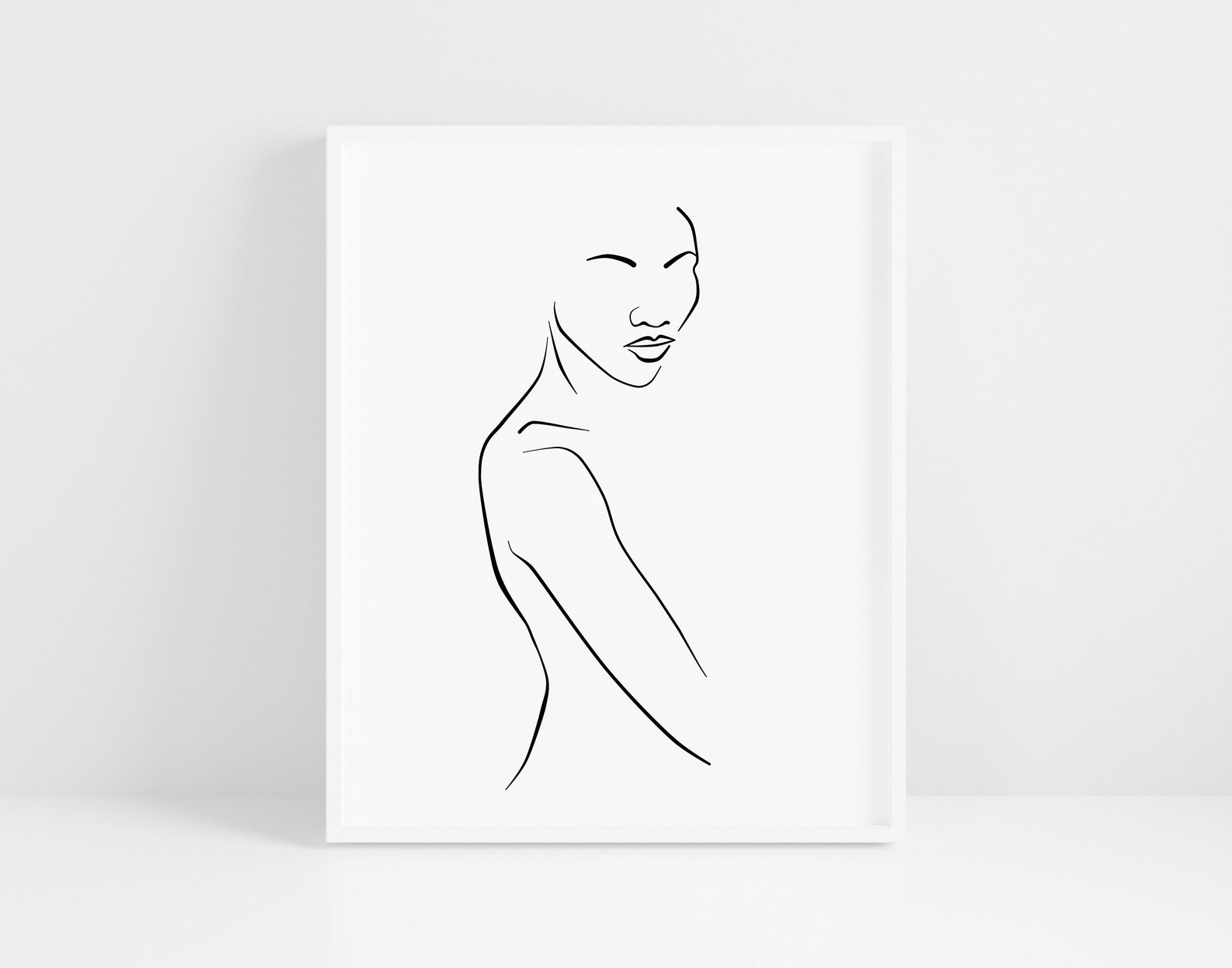 African American Line Art Abstract Black Woman Art - Etsy