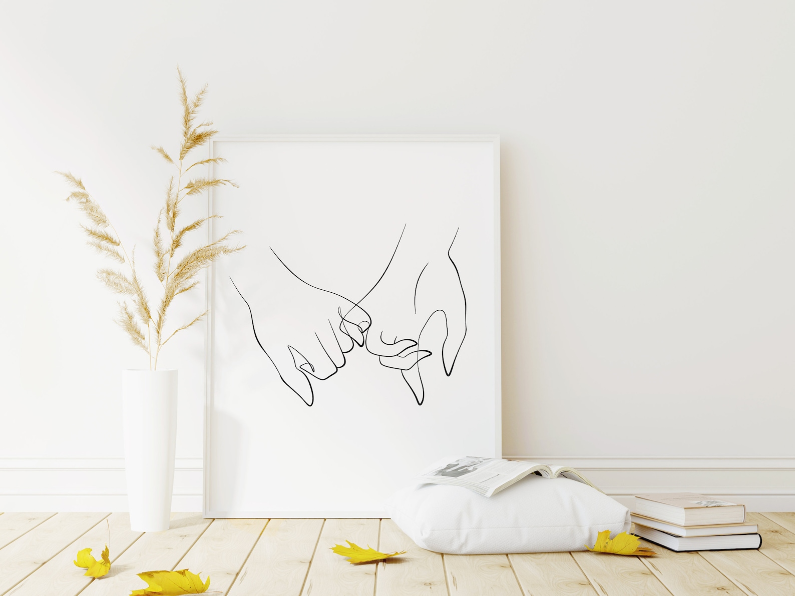 Pinky Promise Print Pinky Swear Art Holding Hands Line Art - Etsy