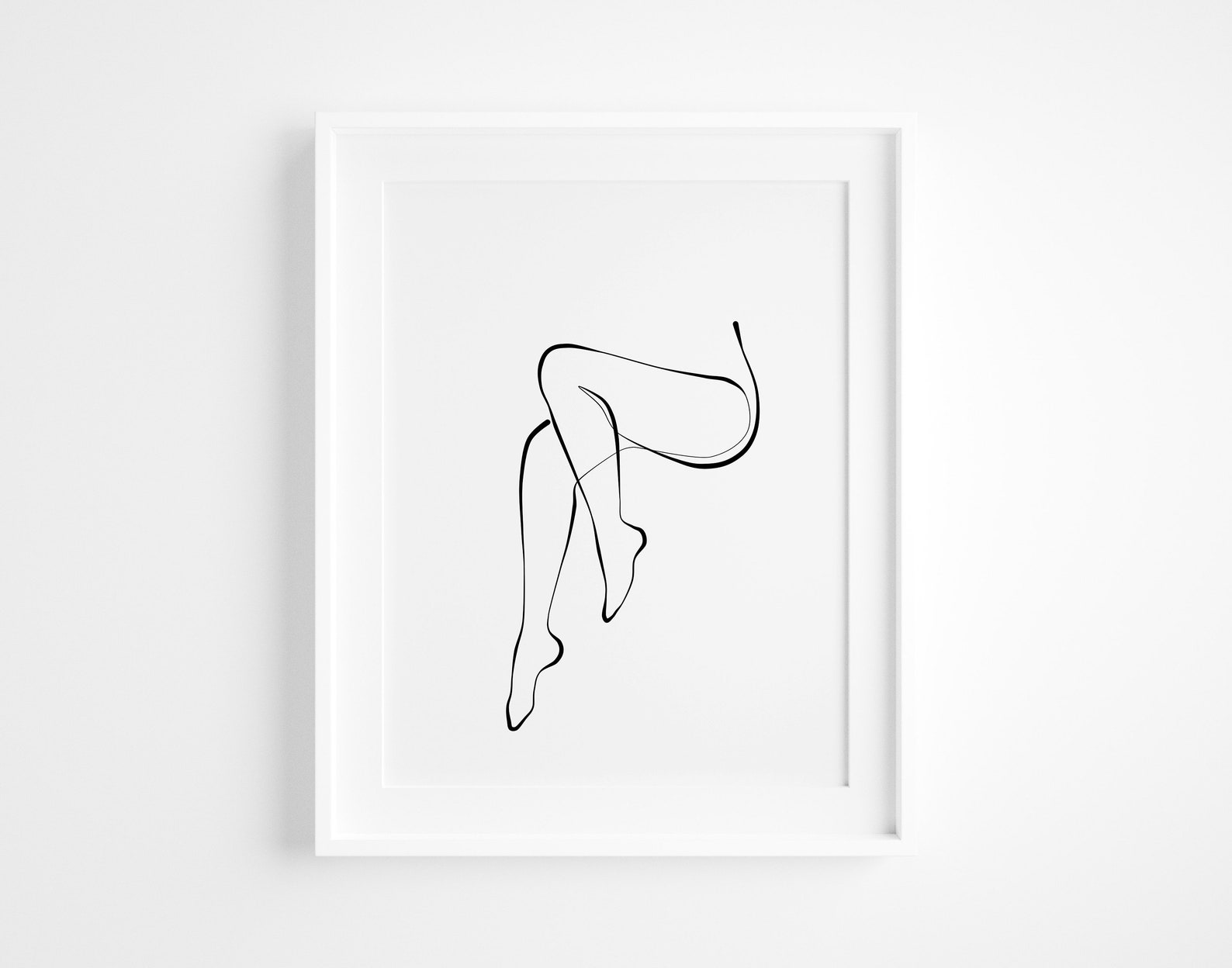 Legs Line Art One Line Drawing Woman Abstract Female Body | Etsy