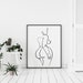 Curvy Woman Back Line Art Body Positive Print Body - Etsy