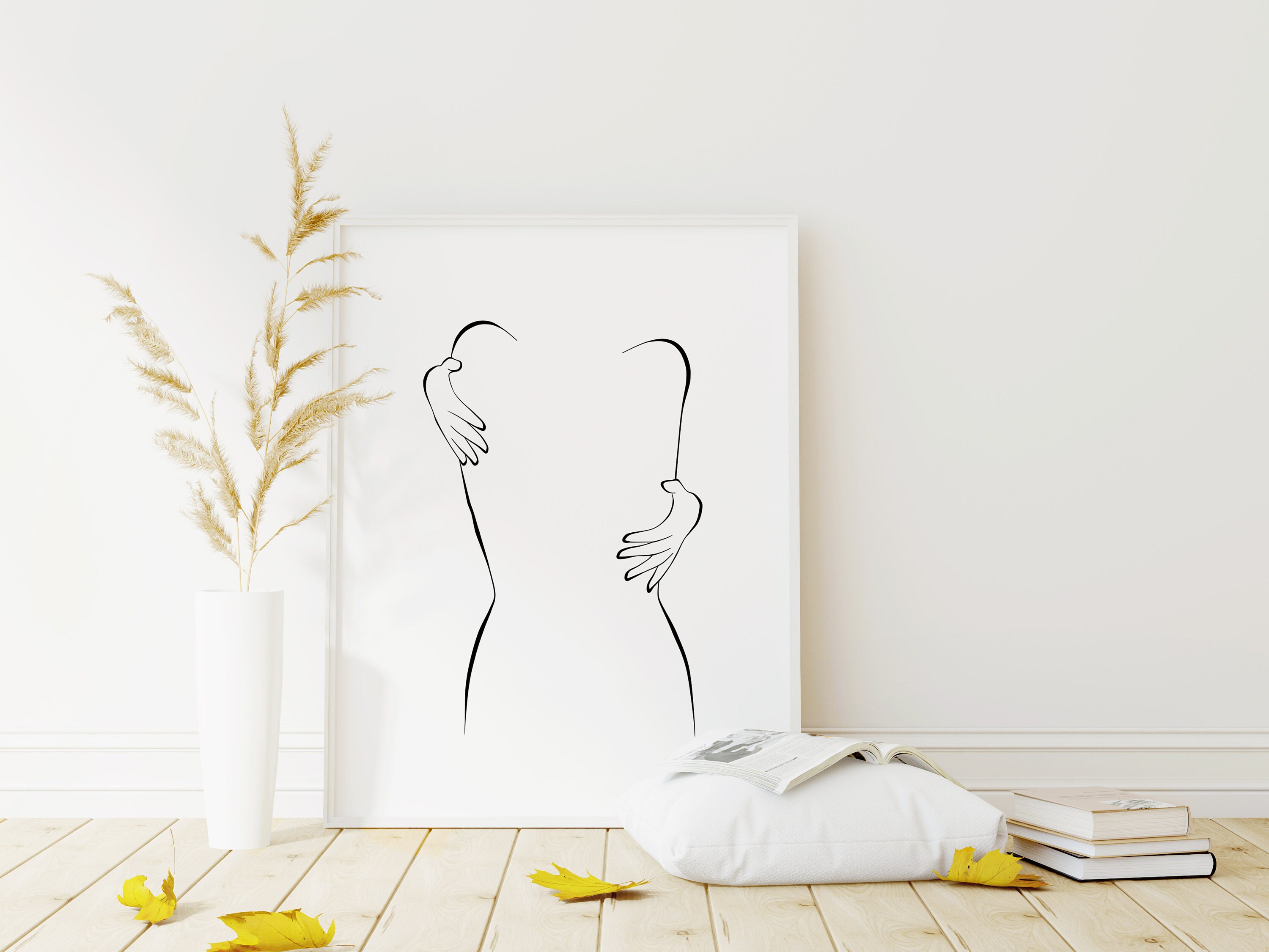 Woman Back Line Art Self Love Print Self Care Illustration - Etsy