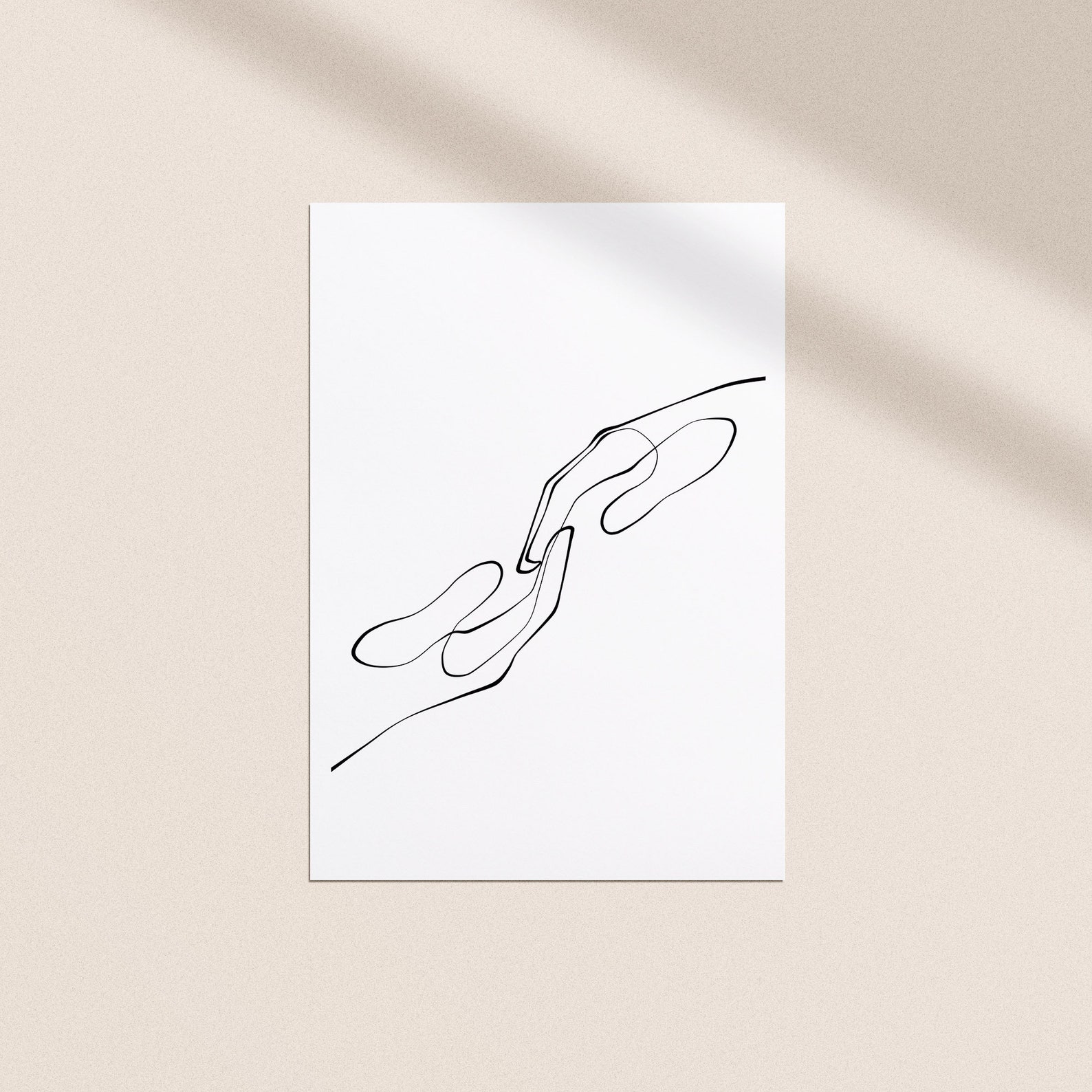 Hands Line Art Printable Abstract Couple Line Drawing - Etsy