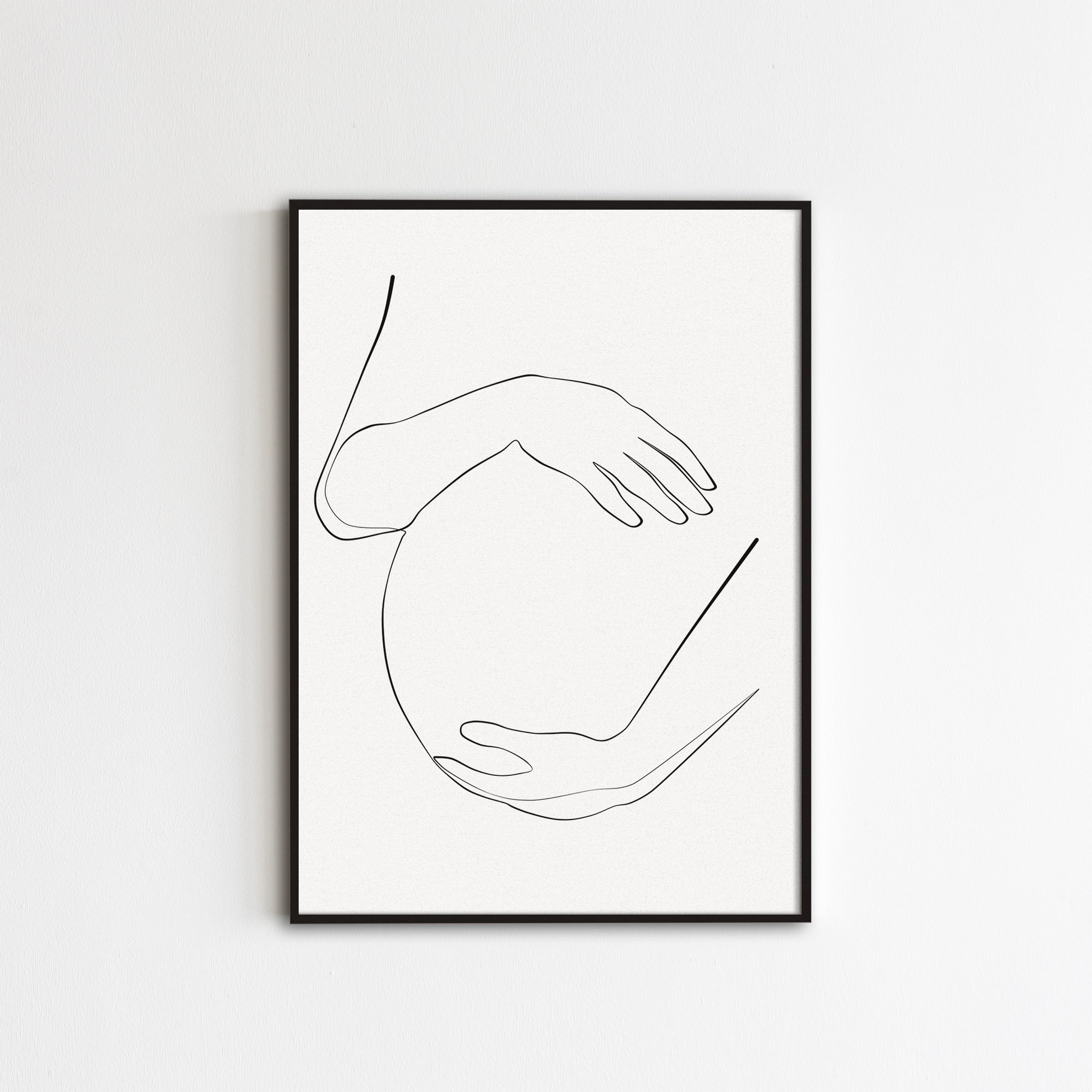 Pregnant Line Drawing